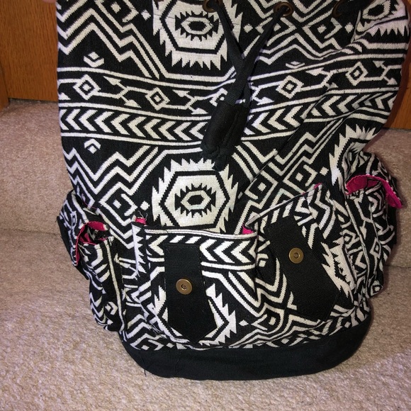 Bags | Aztec Inspired Cloth Backpack | Poshmark